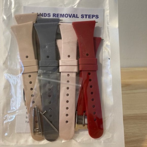 Accessories | Wristwatch Replacement Bands 4pack Nude Gray Blush And ...